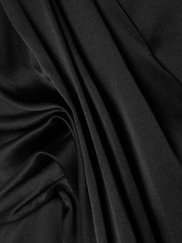 HEIRLOME Barbara Paneled Halterneck Maxi Dress - Black