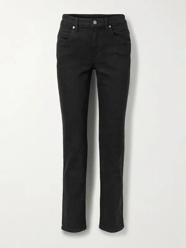 Khaite Vivian Mid-rise Slim-leg Jeans