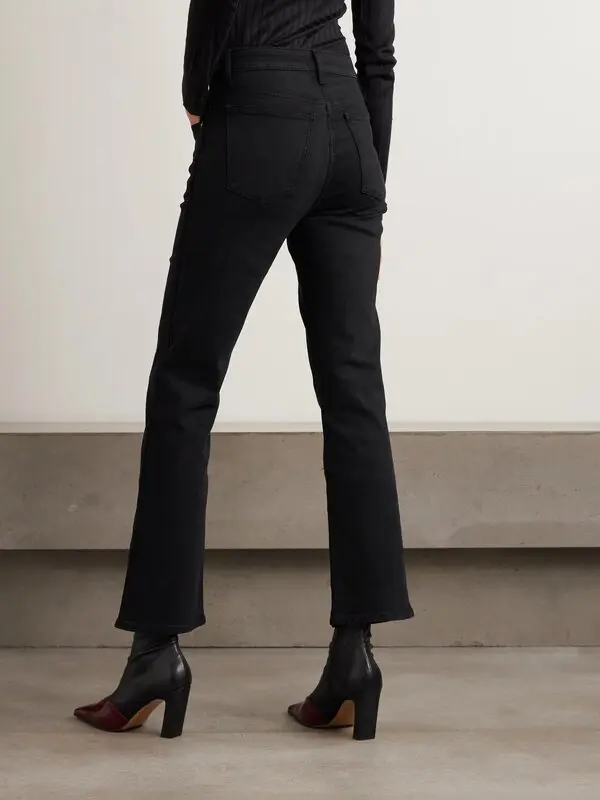 Khaite Vivian Mid-rise Slim-leg Jeans