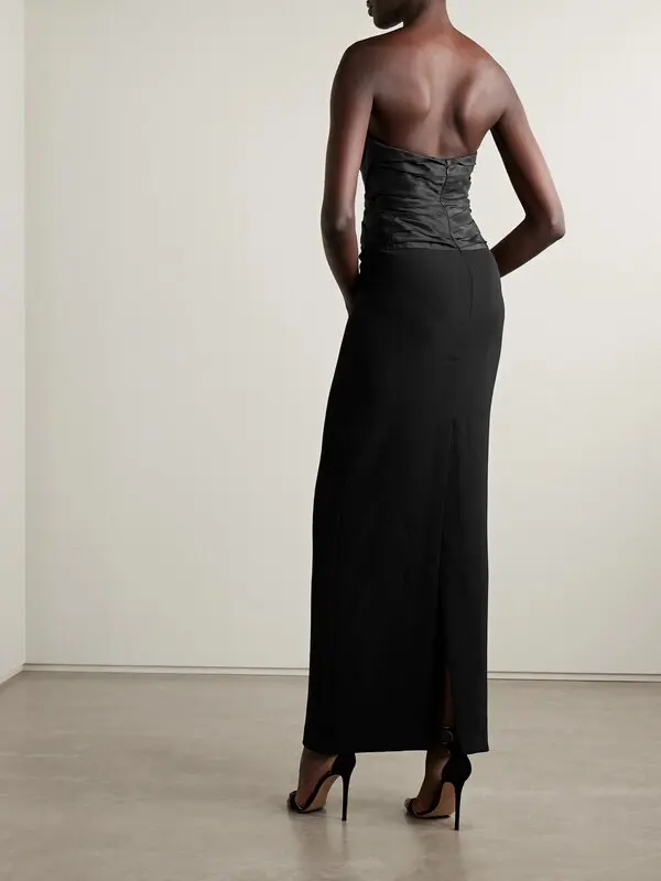 Carolina Herrera Strapless Draped Gown