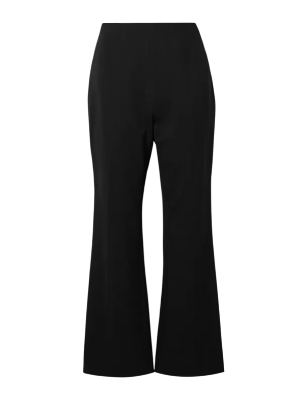 Carolina Herrera Ponte Flared Pants - Black