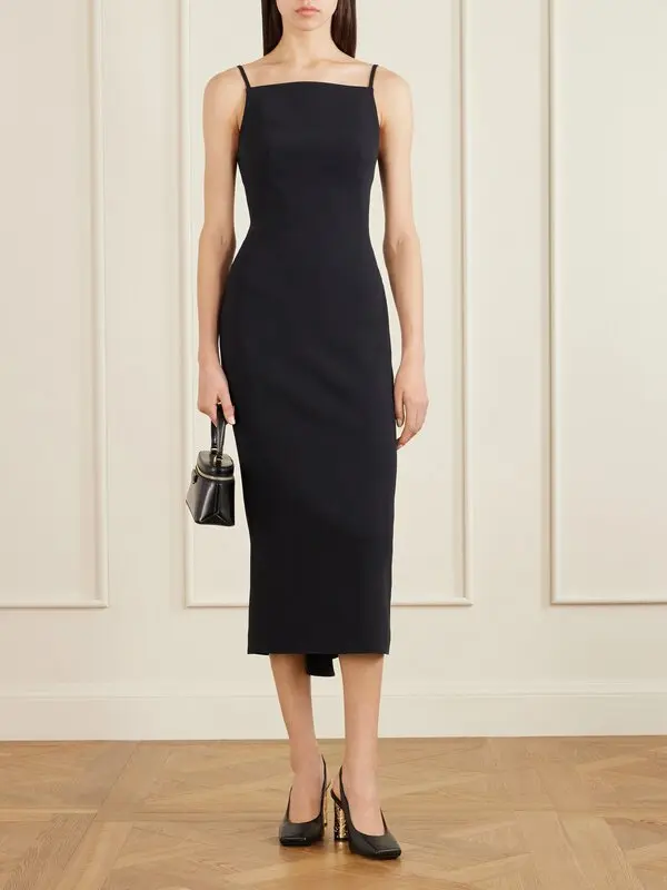 Givenchy Tape Leather Slingback Pumps - Black