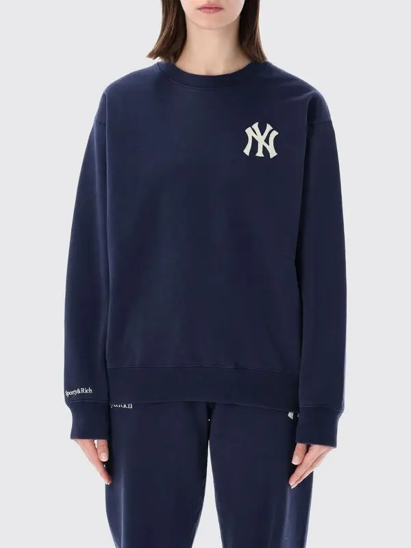 SPORTY & RICH Crewneck Sweatshirt - Blue