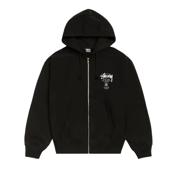 StÜssy World Tour Zip Hoodie