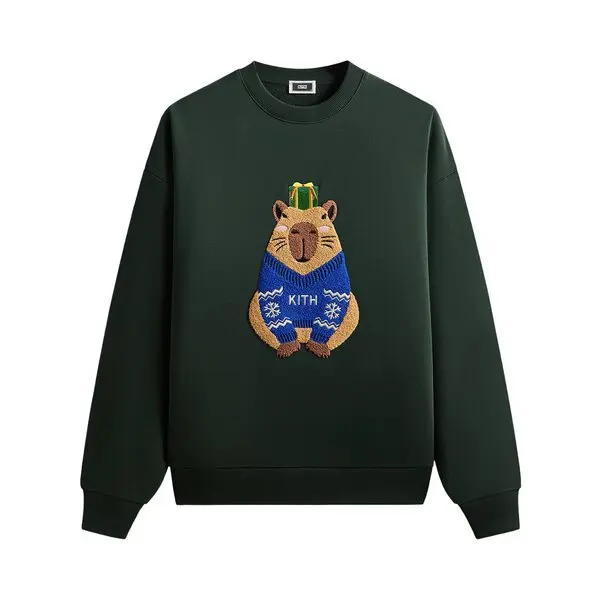 Kith Kithmas Capybara Nelson Crewneck - Green