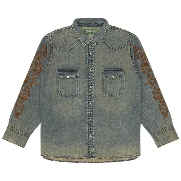 DENIM TEARS Western Denim Button-up Shirt