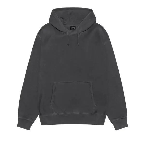 StÜssy Buana Pigment Dyed Hoodie - Black