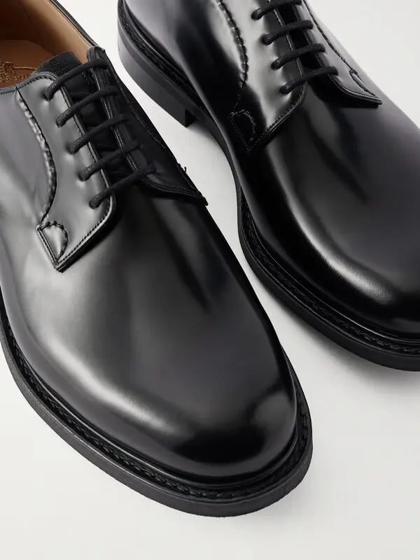 Church's Shannon 2.0 Polished-leather Derby Shoes - Black