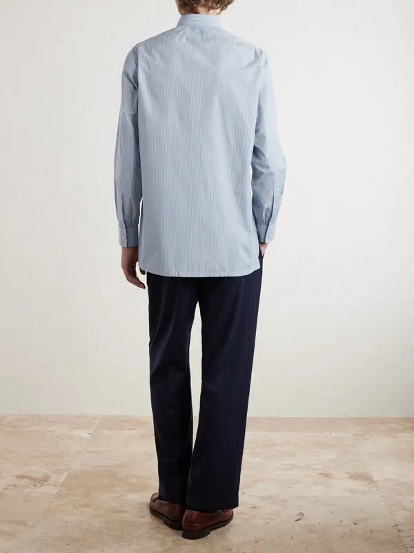 Charvet Striped Cotton-poplin Shirt