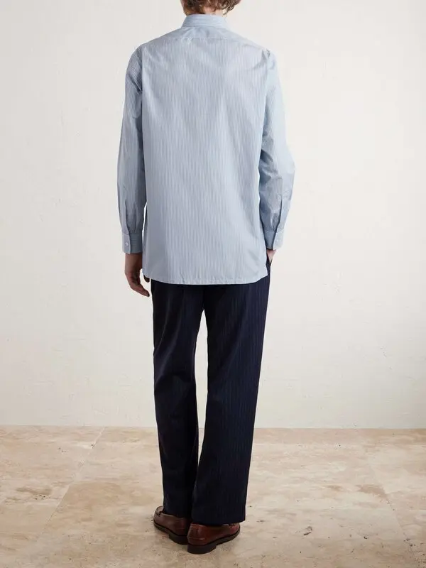 Charvet Striped Cotton-poplin Shirt