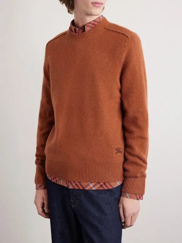 Burberry Cashmere-blend Sweater - Brown