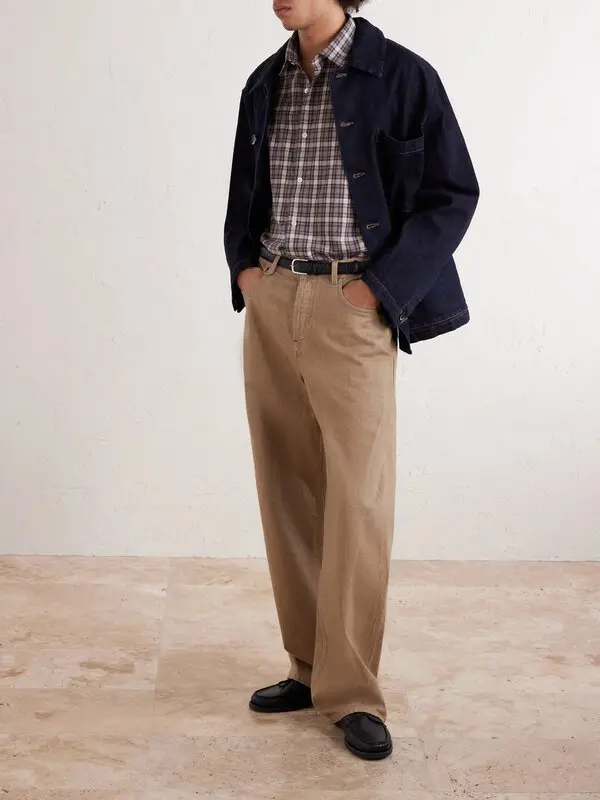 Charvet Checked Cotton-flannel Shirt