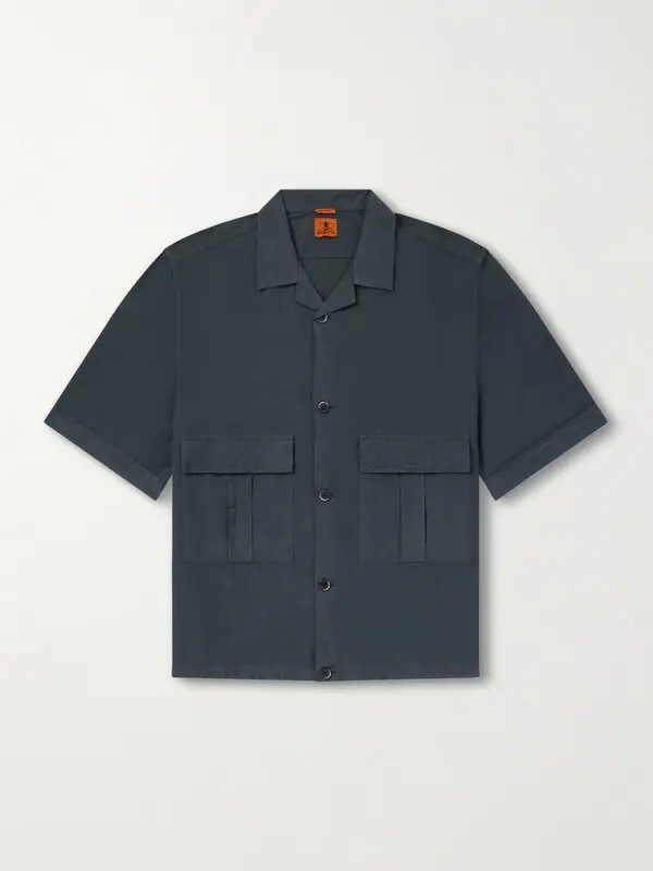 Barena Venezia Camp-collar Cotton-poplin Shirt