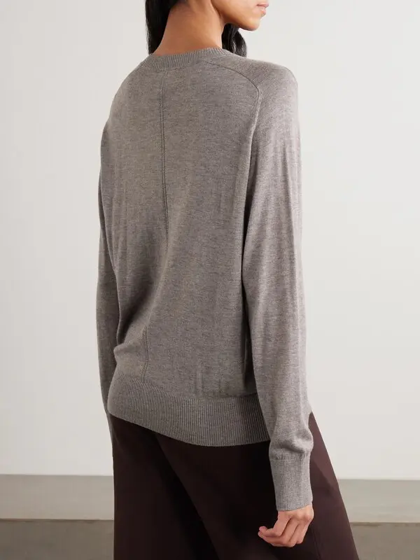 Varley Fincham Knitted Sweater - Brown