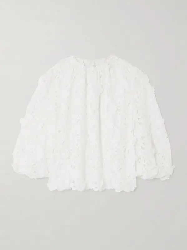 Zimmermann Patience Broderie Anglaise Cotton Blouse