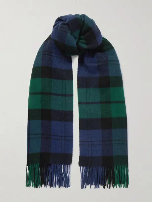 TOTEME Checked Cashmere And Wool-blend Scarf - Multi