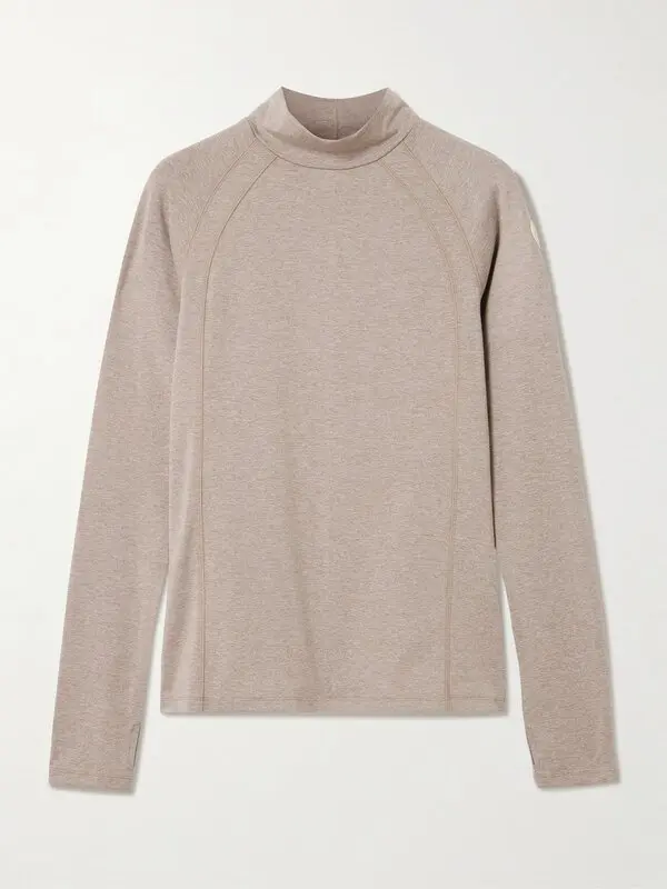 Varley Always Warm Stretch-jersey Top - Brown