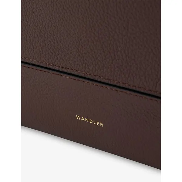 WANDLER Penelope Slouch Leather Shoulder Bag - Coffee Crust