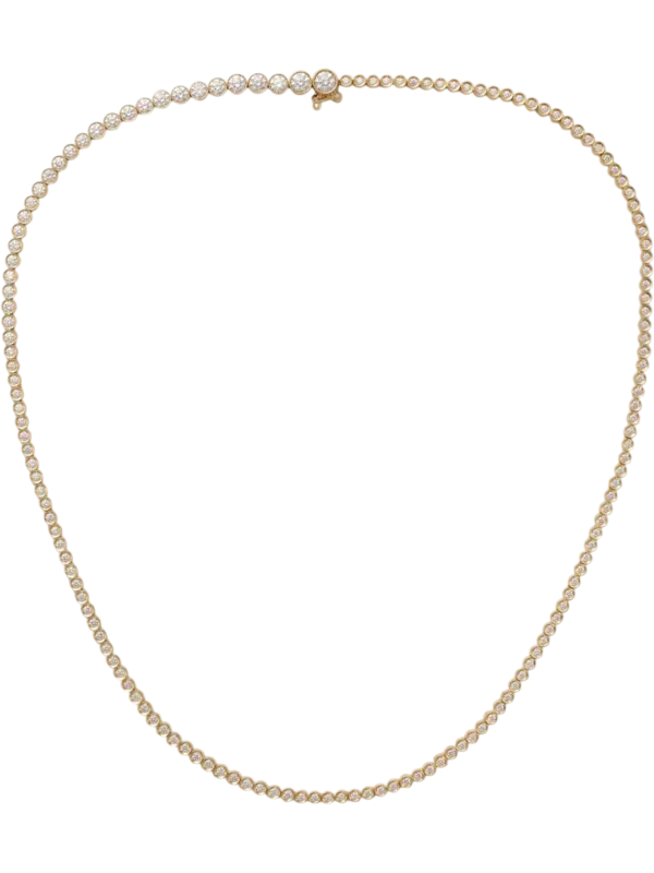Sophie Bille Brahe Classic Tennis 18-karat Diamond Necklace - Gold