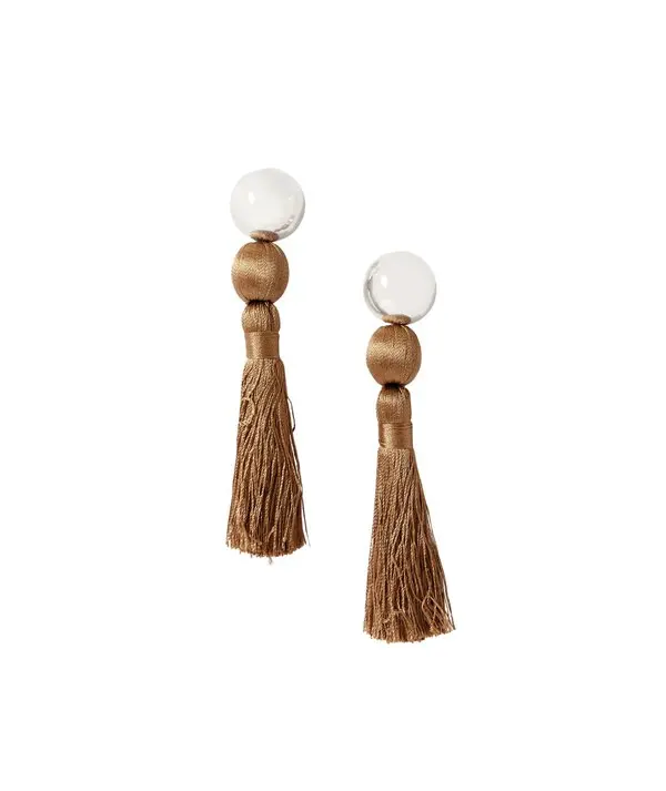 SOPHIE BUHAI Venetian Tasseled Earrings - Metallic