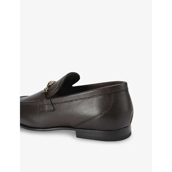 Kurt Geiger Alton Leather Loafers - Brown