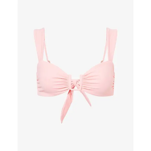 AWAY THAT DAY Cannes Bikini Top - Ice Pink