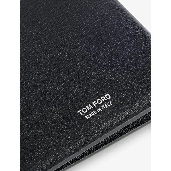 TOM FORD Bi-fold Grained Leather Wallet
