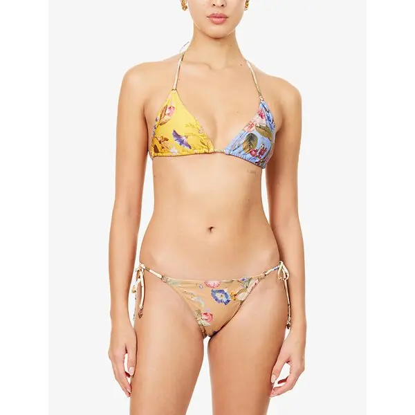 Zimmermann Spliced Triangle Bikini Set