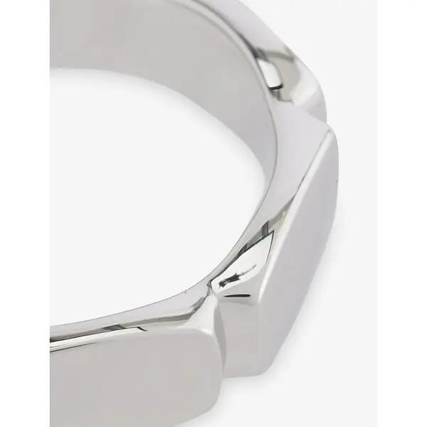 Tom Wood Knut White Rhodium-plated Sterling Ring