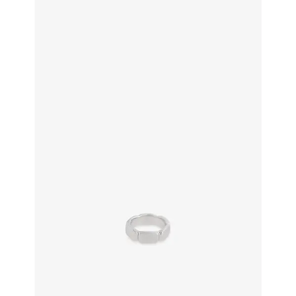 Tom Wood Knut White Rhodium-plated Sterling Ring