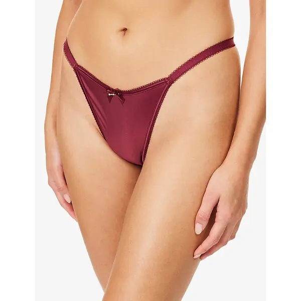 Lounge Adaline Satin Thong