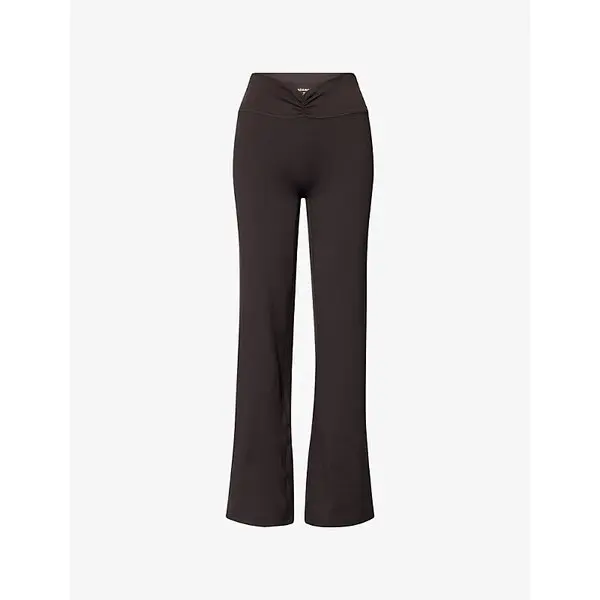 ADANOLA Ruched-front Yoga Trousers