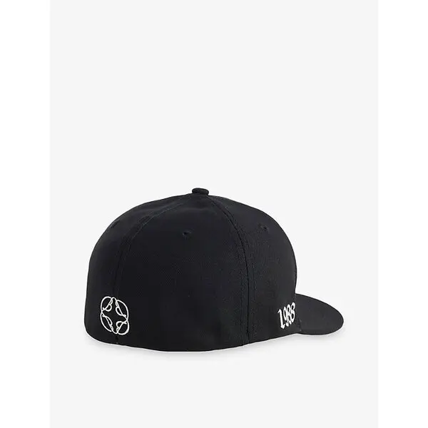 BELIER Cotton Baseball Cap With Embroidered Monogram