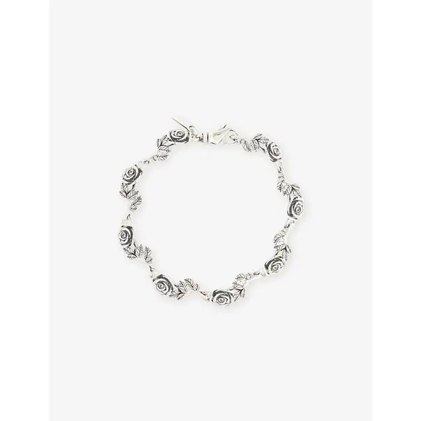 Emanuele Bicocchi Rose Sterling Bracelet - Silver