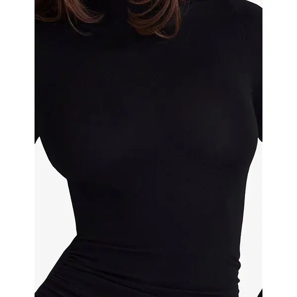 House Of Cb Knitted Maxi Dress - Black