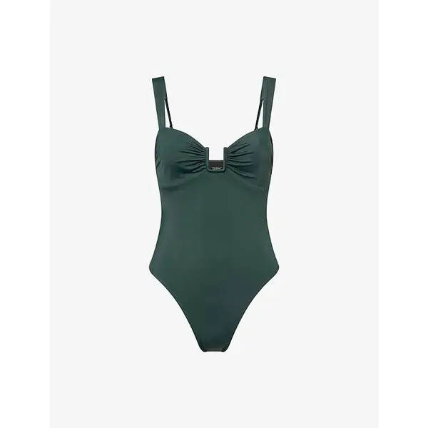 AWAY THAT DAY Cannes One-piece Swimsuit - Ivy Green