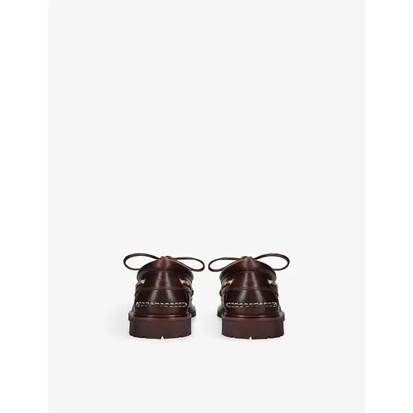 Burberry Leather Boat Shoes