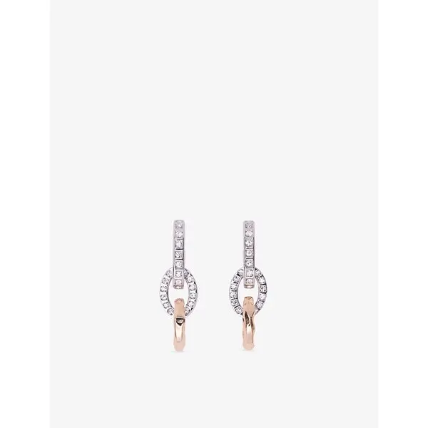 Maje Link Drop Earrings - Gold Silver