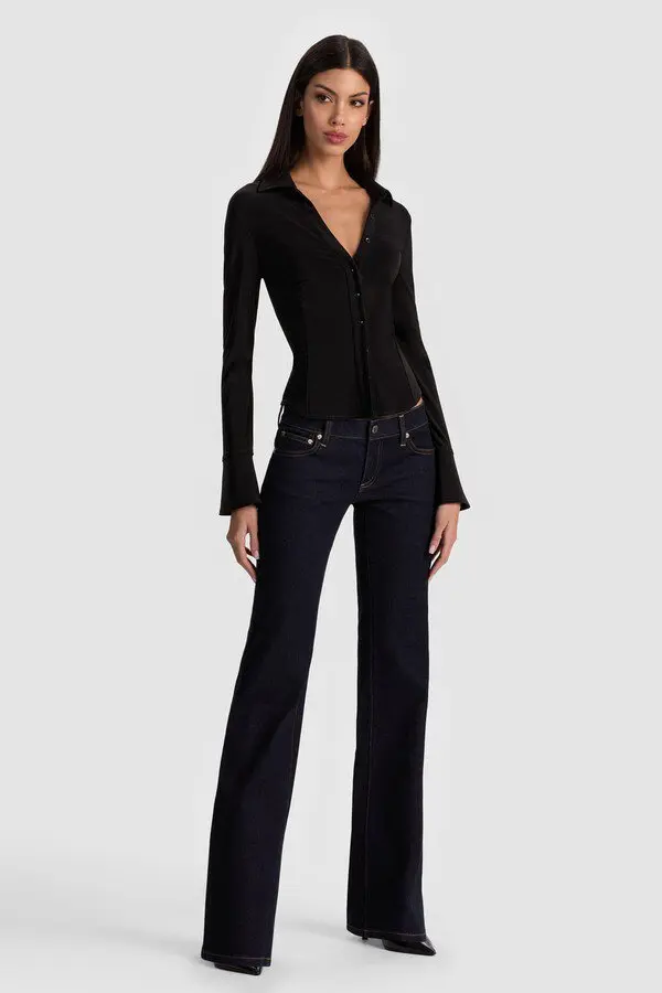 Alice + Olivia Bella Bootcut Jean