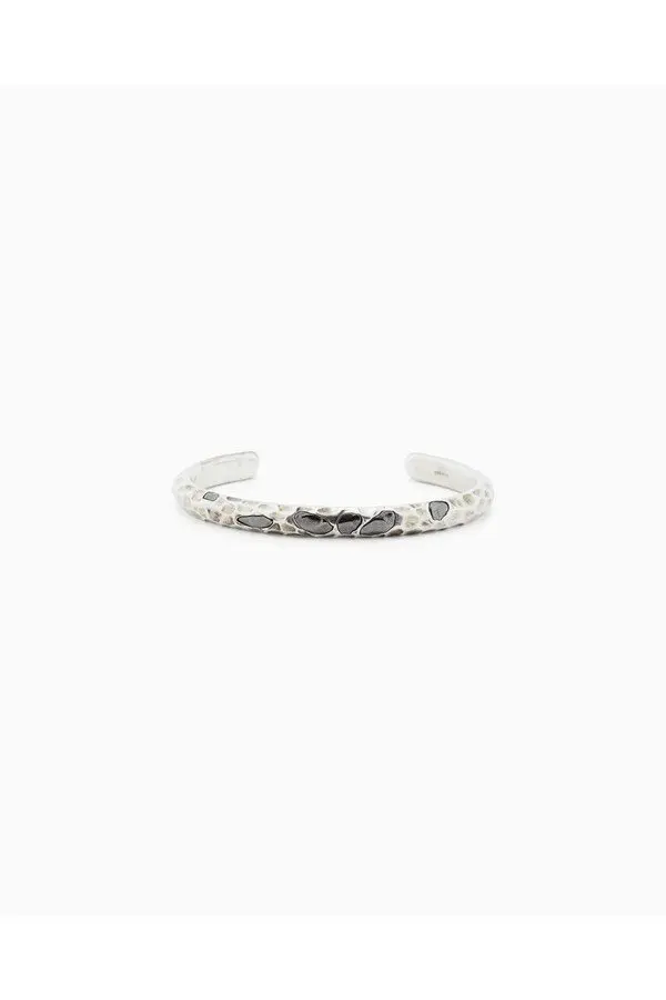Giorgio Armani Sterling Bangle - Silver