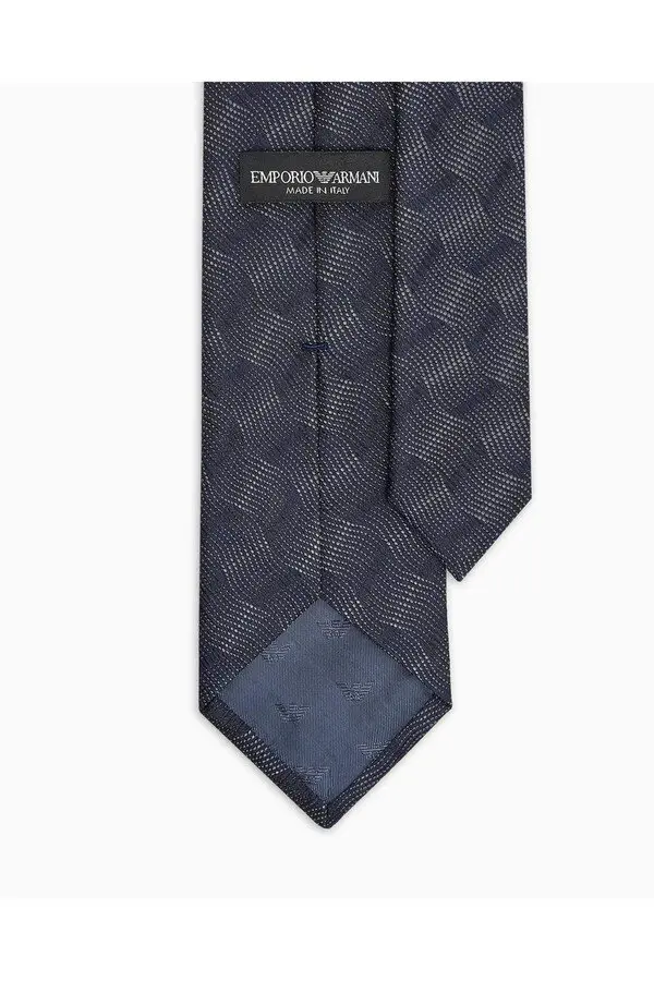 Emporio Armani Pure Silk Jacquard Tie