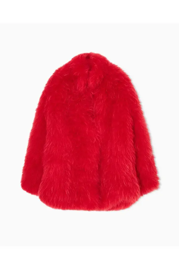Giorgio Armani Cashmere Fur Blouson - Red