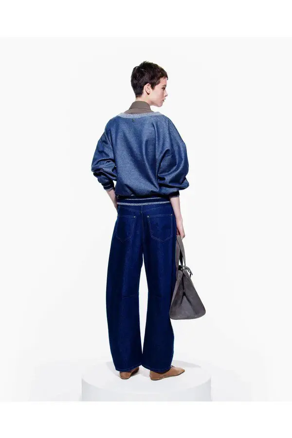 Giorgio Armani Five-pocket Stretch Cotton-denim Trousers With Belt