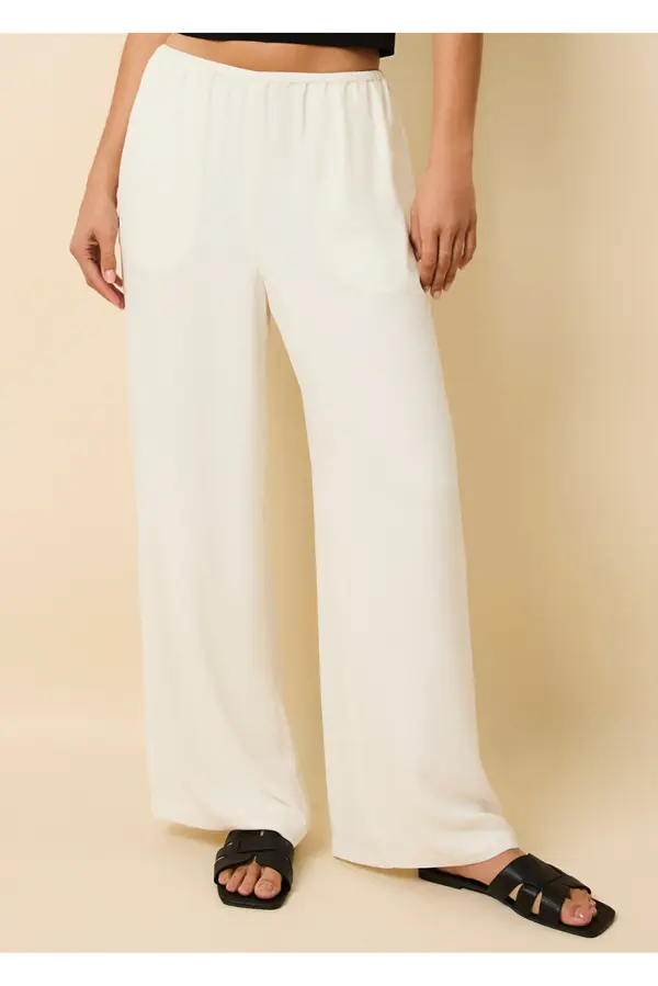Solid & Striped Monaco Drape Pant - White