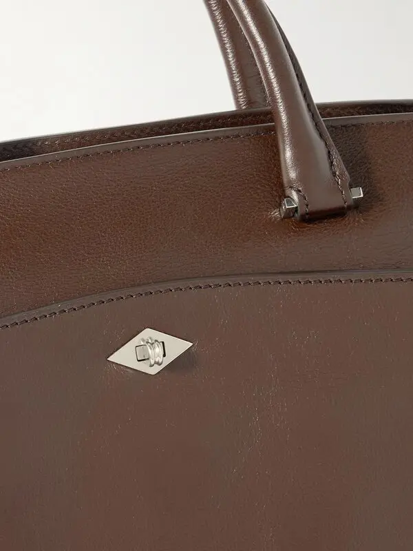 METIER Private Eye Large Leather Tote - Brown
