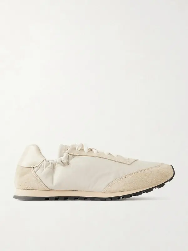 Le Monde Beryl Slim Runner Shell Sneakers - Neutrals