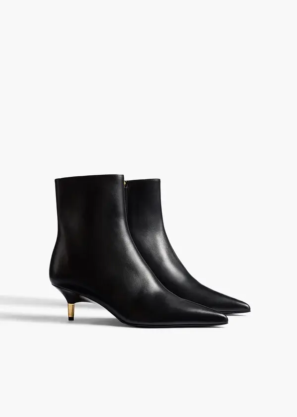 Khaite Bella Ankle Boot - Black