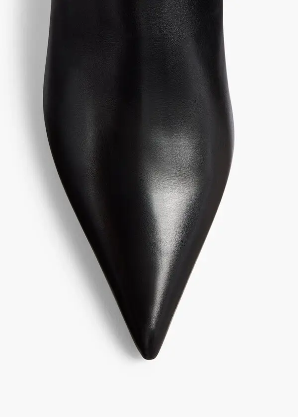 Khaite Bella Ankle Boot - Black
