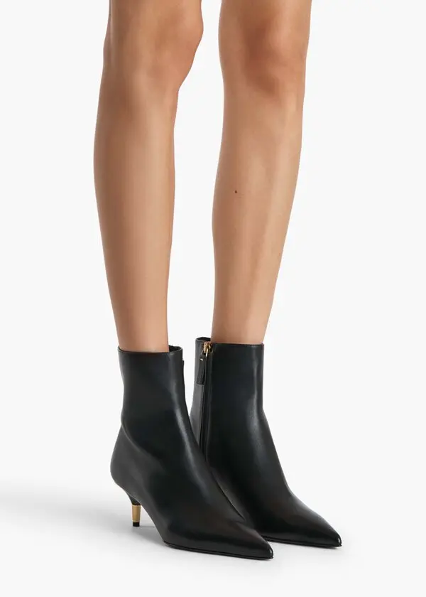 Khaite Bella Ankle Boot - Black