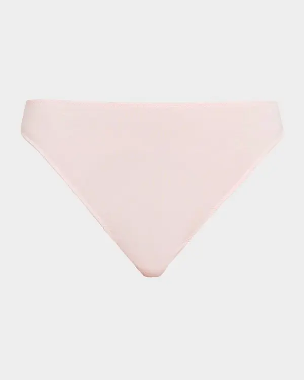VIDERIS LINGERIE Whitney Mid-rise Thong - Rosy